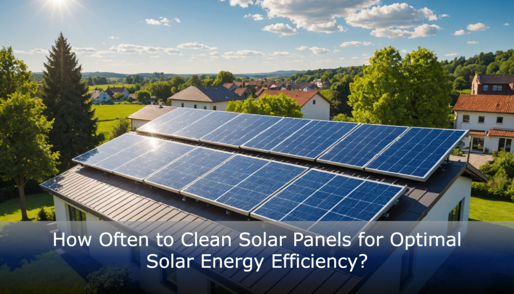 How Often To Clean Solar Panels For Optimal Solar Energy Efficiency?