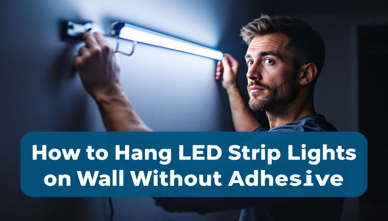 Discover The Secret To Hanging LED Strip Lights Without Adhesive